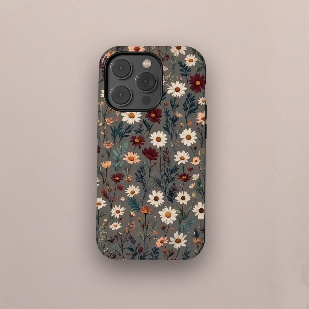 Pretty Watercolor Flowers Phone Case, Wild Flower Phone Case, iPhone 17 ...