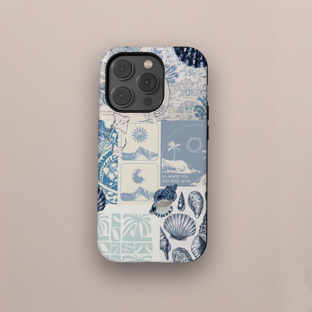 Coastal Granddaughter Aesthetic Preppy Seashell Ocean Case, Beachy ...