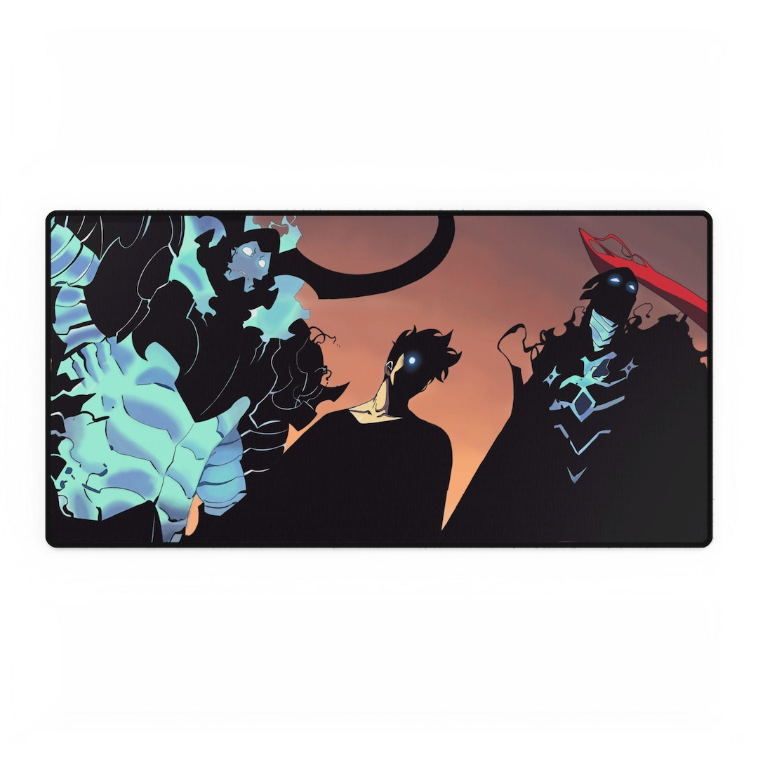 Anime Solo Leveling Desk Mat, Mouse Pad, Keyboard Mat, Gaming Mat, - Etsy