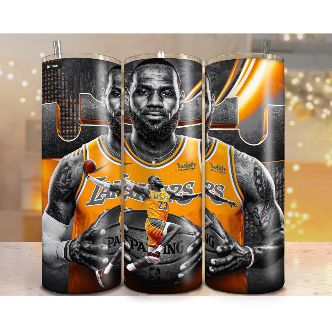 Lebron James Los Angeles Lakers Tumbler Wrap Design - Etsy