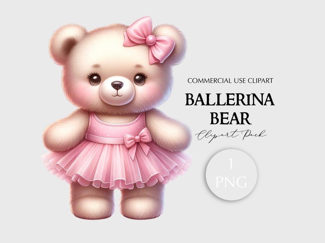 Girl Teddy Bear Clipart | Single Image | for Commercial Use ...