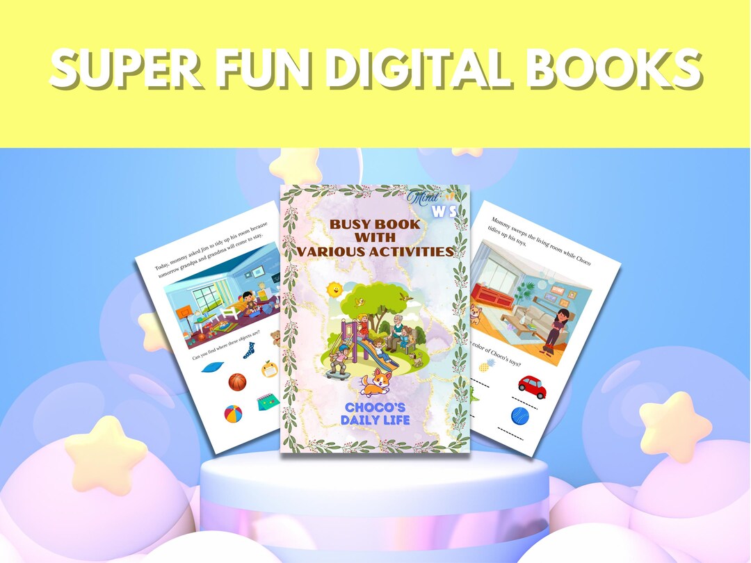 Super Fun Activity Book for Kids - Etsy