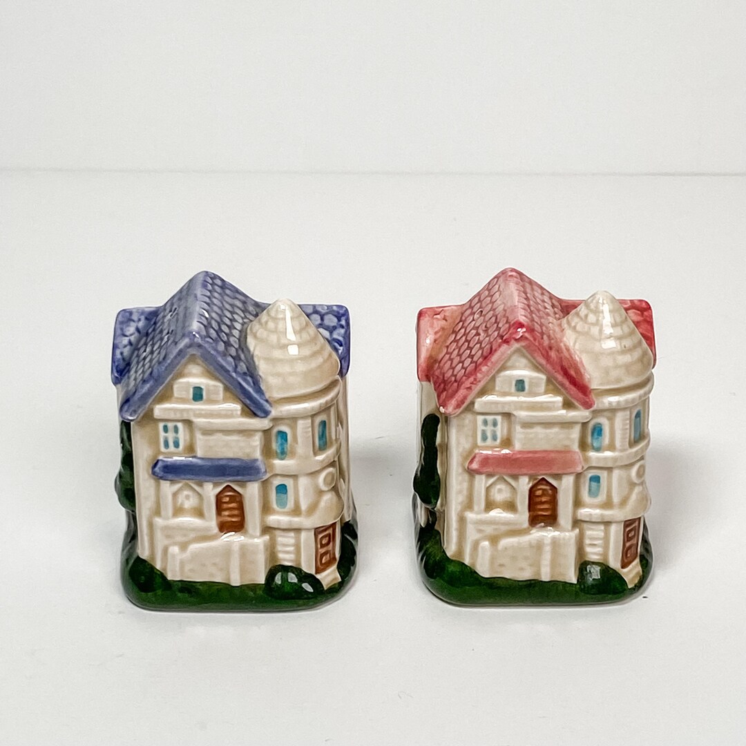 San Francisco Victorian Houses Salt and Pepper Shakers Set - Etsy