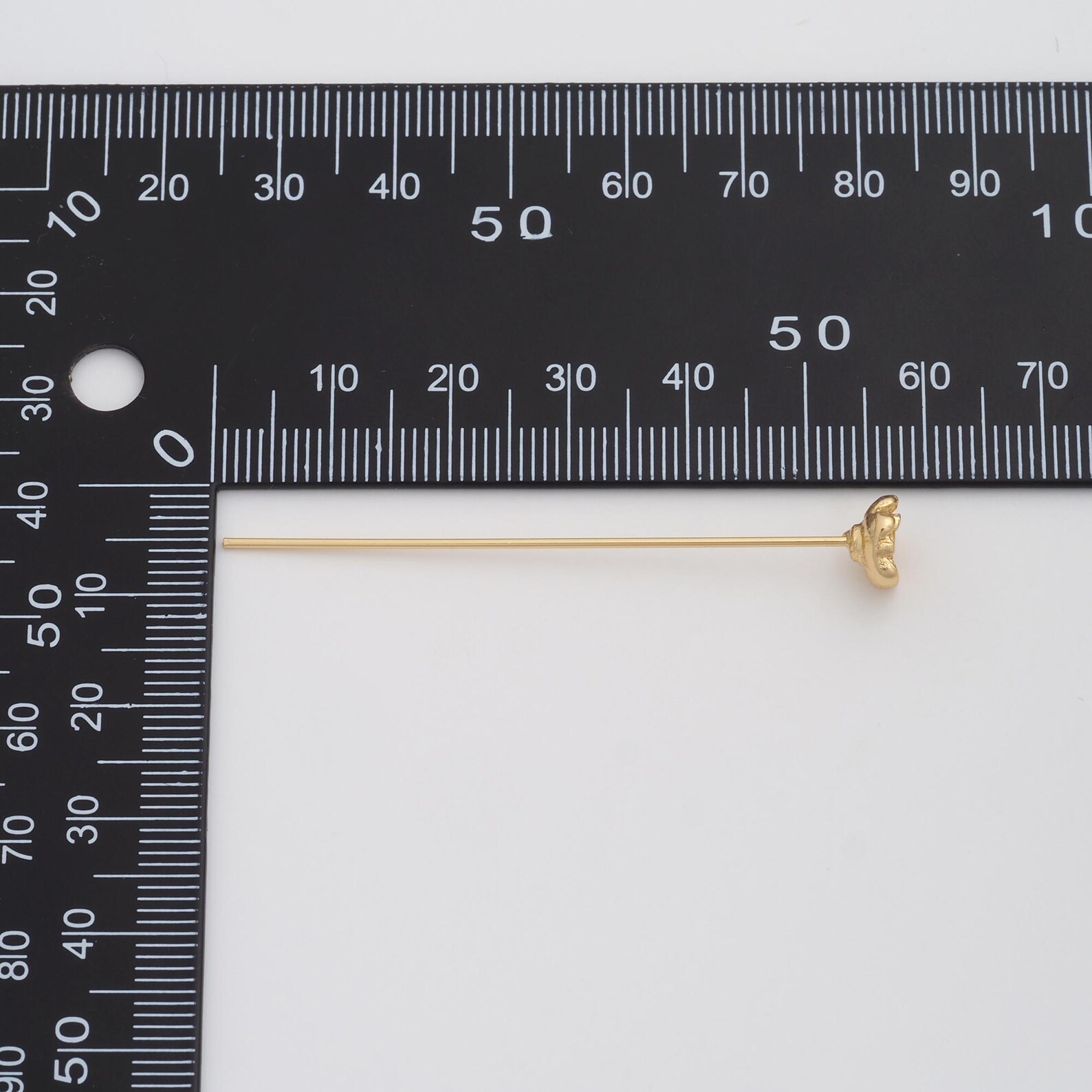 5 Pcs 18K Gold Filled Flower Head Pins Dainty Gold Flower Head Pins for ...