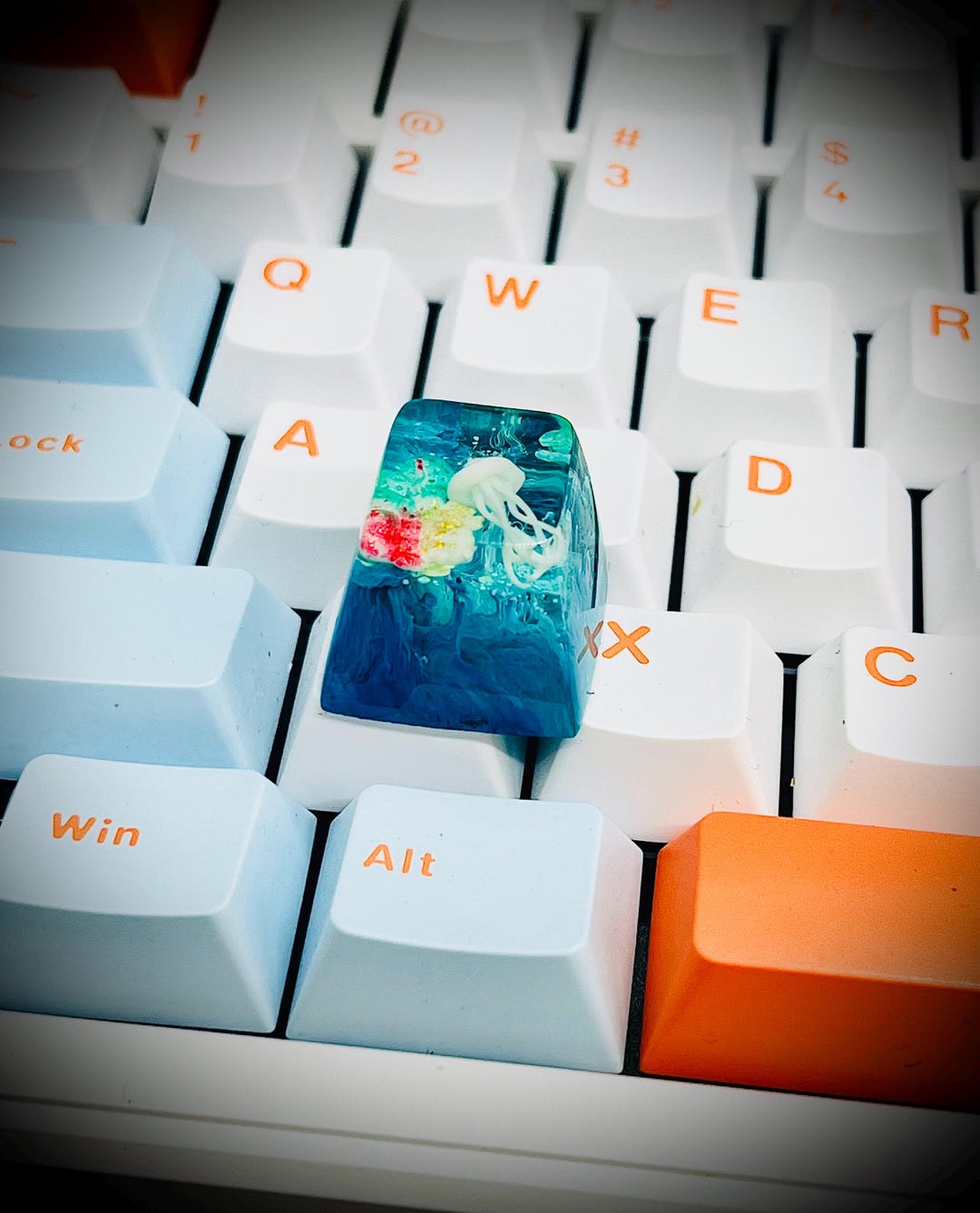 Jellyfish Keycap/artisan Keycap/keycap Set for MX Cherry Mechanical ...
