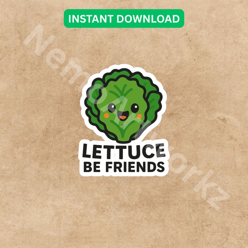 Cute Food Pun Stickers | Kawaii Digital Download PNG | Funny Fruit and ...
