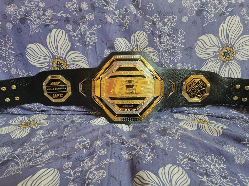 UFC Legacy Championship Replica Belt: 2mm Brass, Adult Size - Etsy