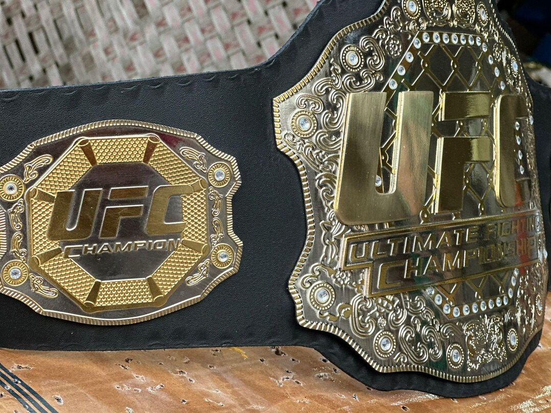 UFC Classic Replica Belt: Brass Plates, Adult Size - Etsy