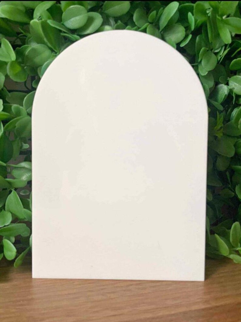 Blank Acrylic Arch | A1 |A2 | A3 | DIY Signage | Wedding Event ...