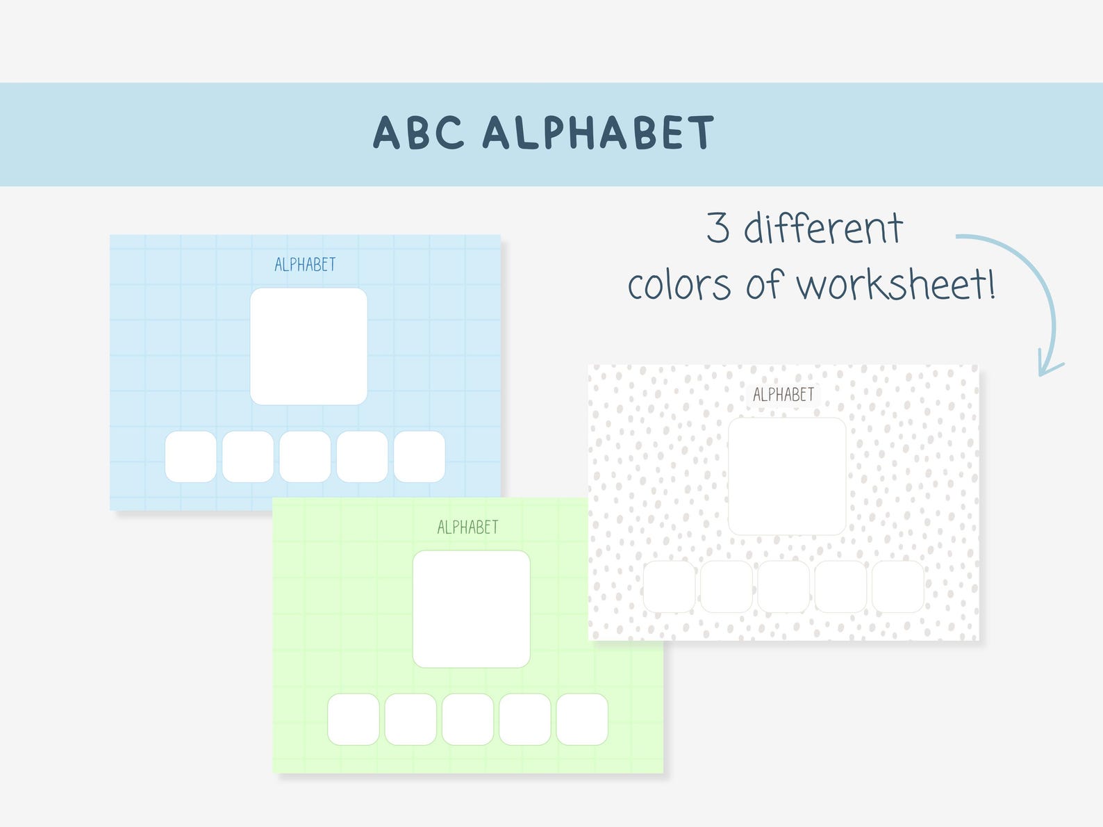 Alphabet Letter Matching Game: ABC Alphabet Learning Activity ...