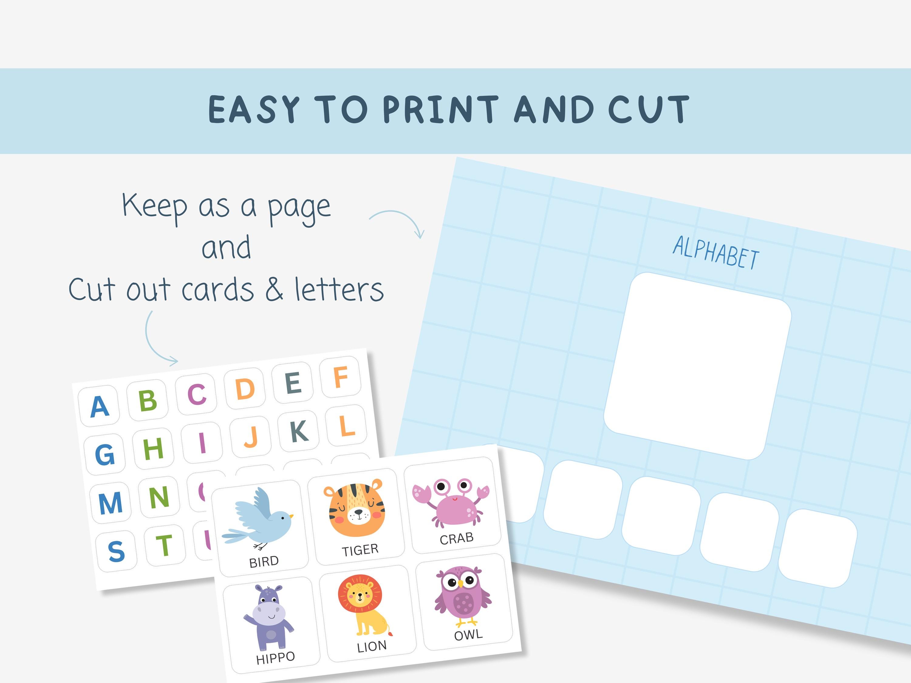 Alphabet Letter Matching Game: ABC Alphabet Learning Activity ...
