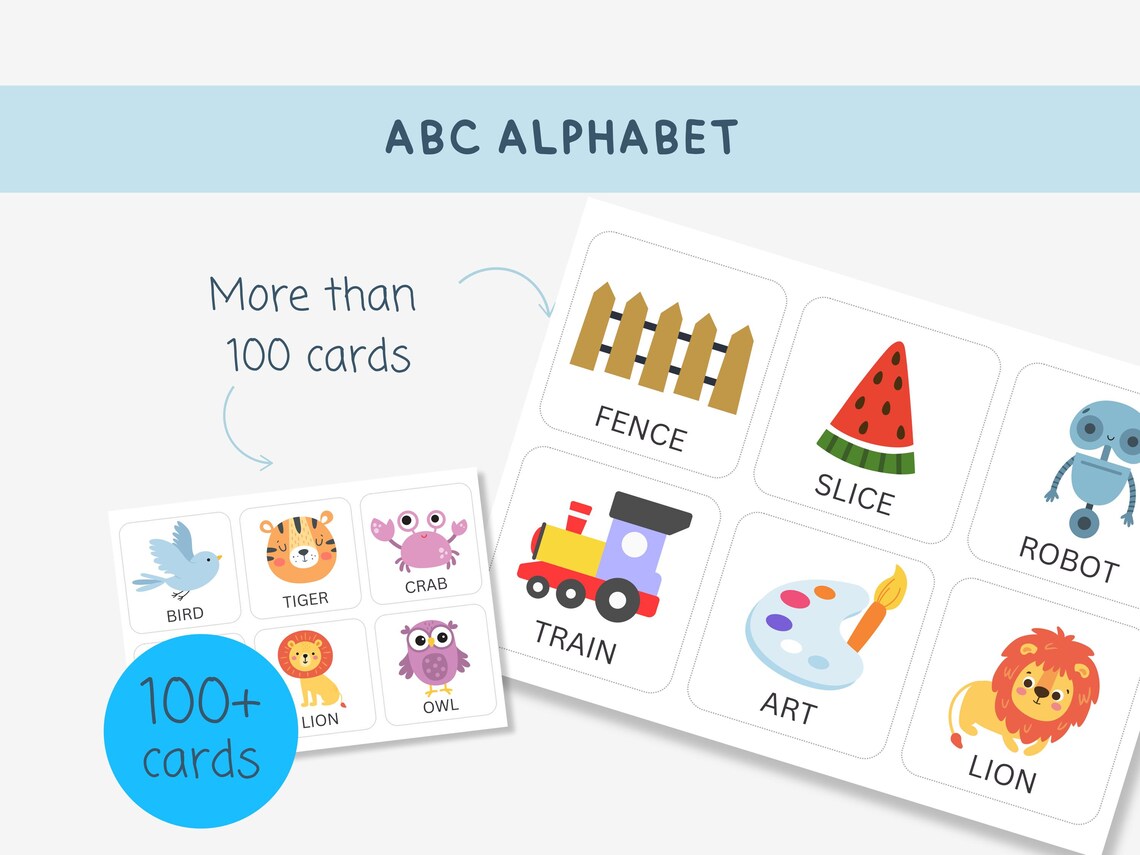 Alphabet Letter Matching Game: ABC Alphabet Learning Activity ...
