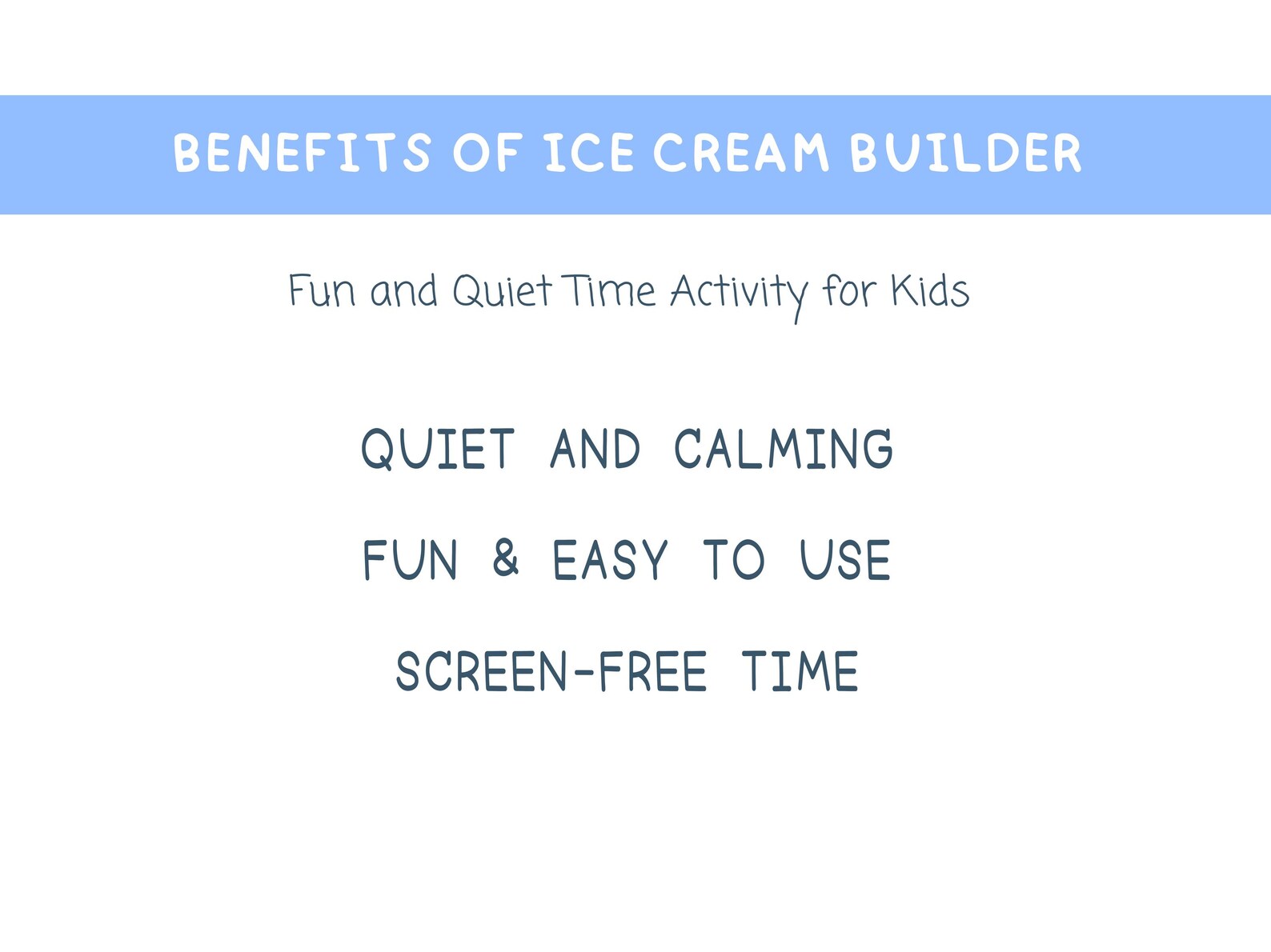 Kids Activity Page, Quiet Book Insert, Ice Cream Builder, Busy Binder ...