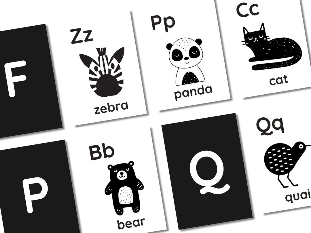 ABC Alphabet Matching Cards: Kids Learning Alphabet Activity ...