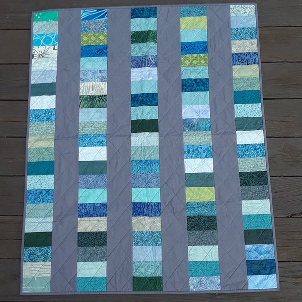 Blue and Grey - Etsy