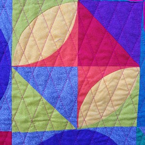 Colorful Bloem Throw Quilt - Etsy