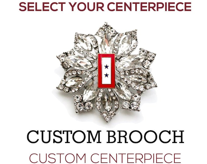 Custom Brooch | Custom Center Military Brooch | Military Jewelry | Hope ...