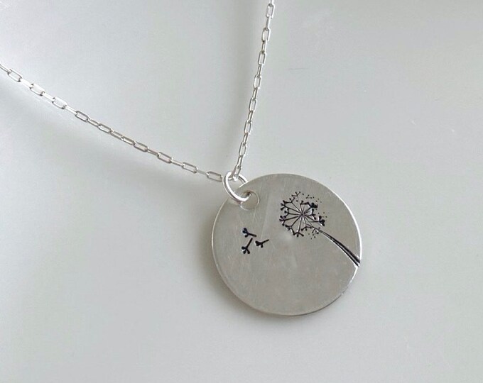 Dandelion Necklace | Military Kid Gift | Army Navy Air Force Marines ...