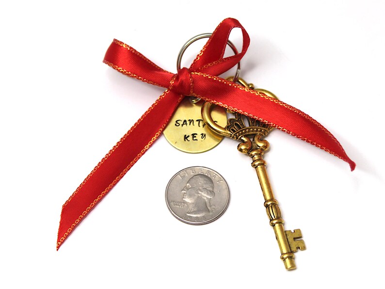 Santa Key Christmas Key Santa Magic Secret Key - Etsy