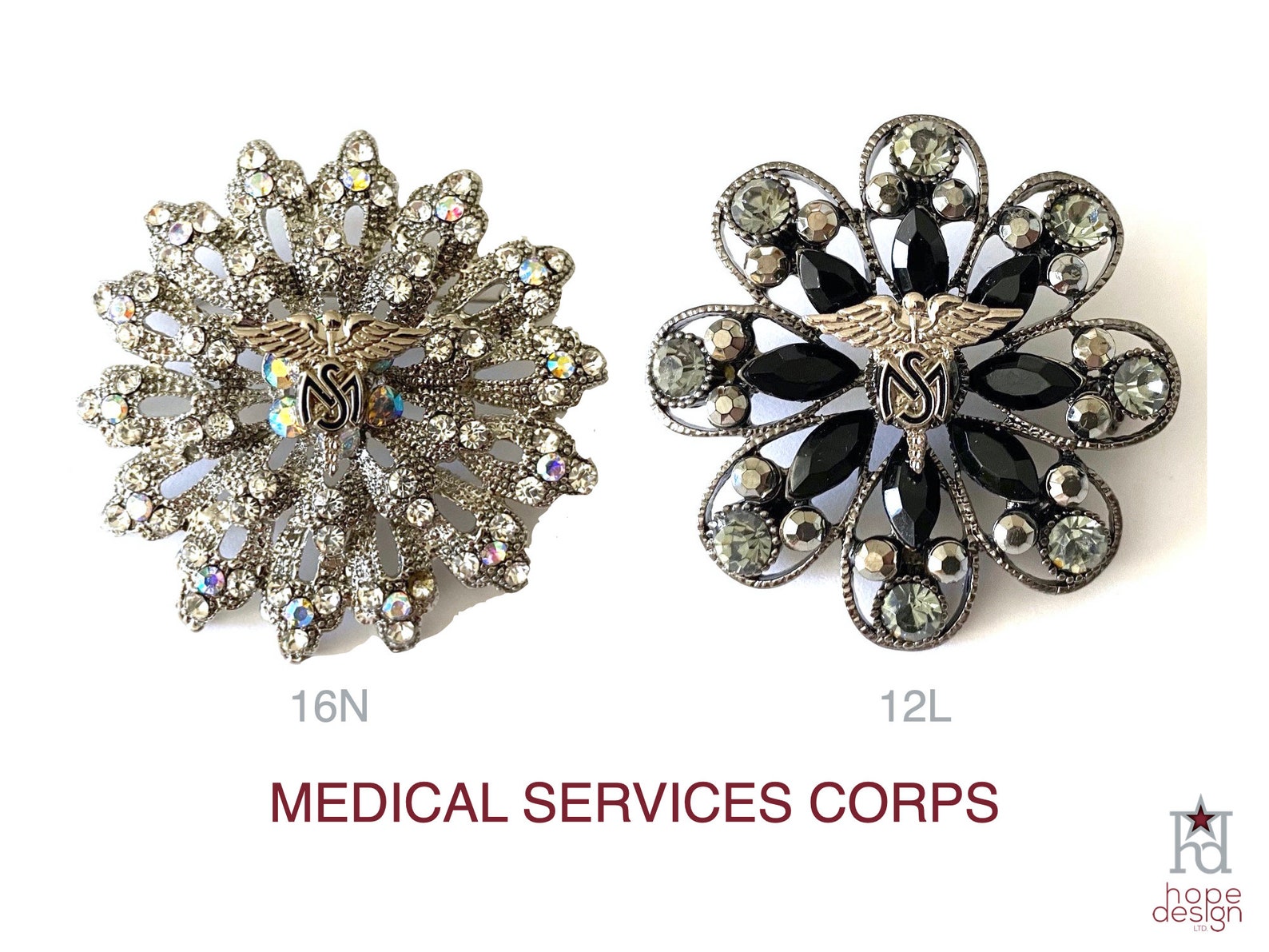 Medical Service Corps Brooch Army Jewelry Broach Pin - Etsy