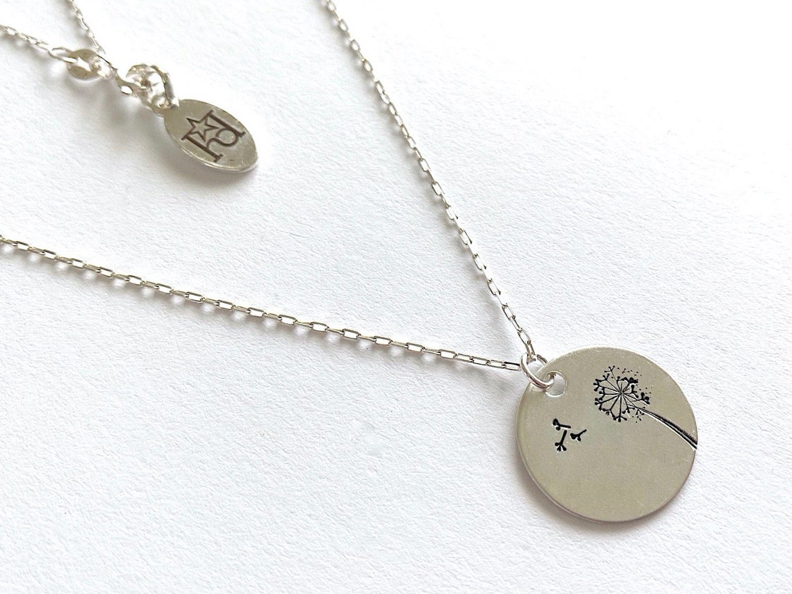 Dandelion Necklace Military Kid Gift Army Navy Air Force | Etsy