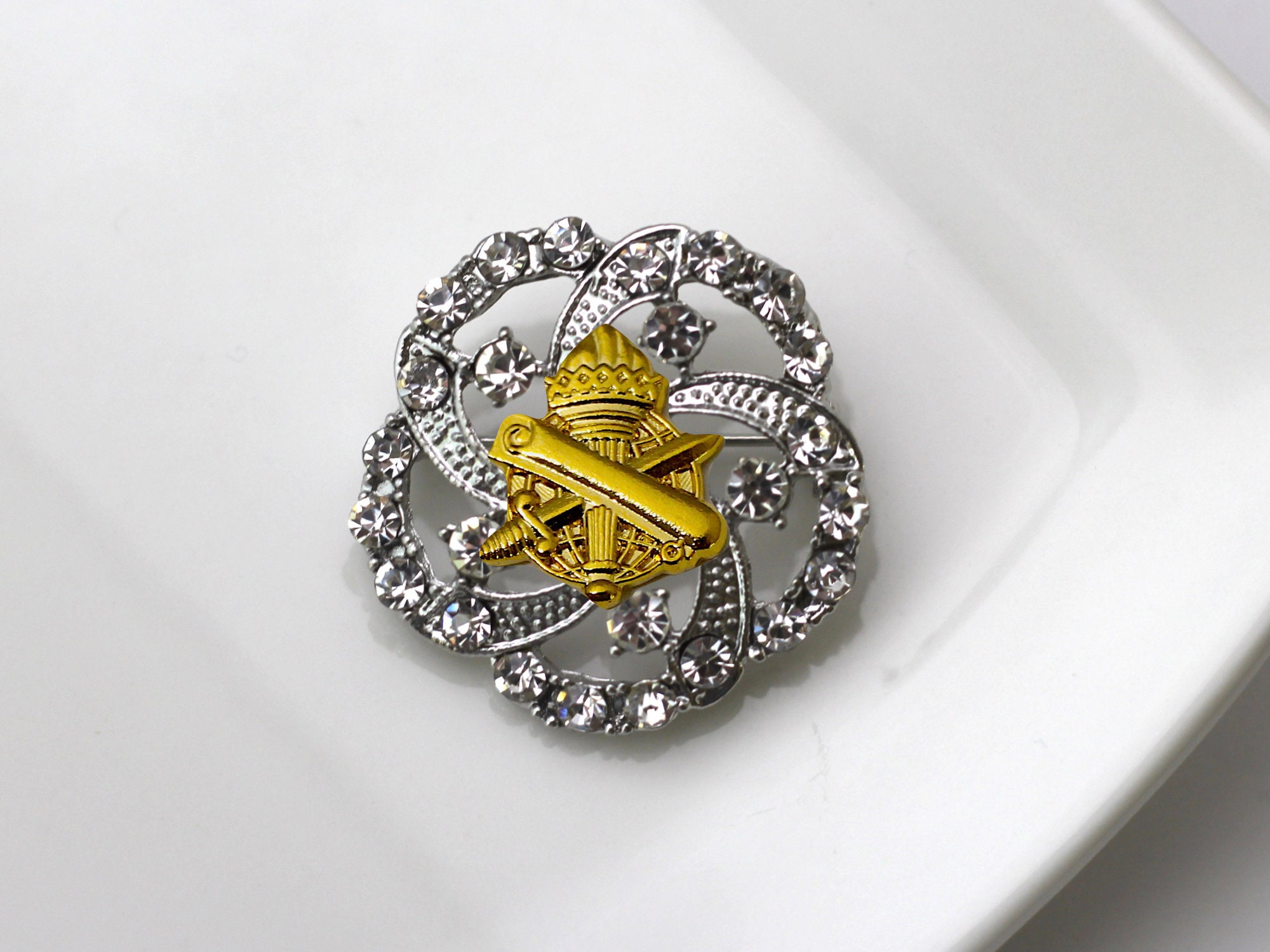 Civil Affairs Brooch US Army 38B Jewelry Psychological | Etsy