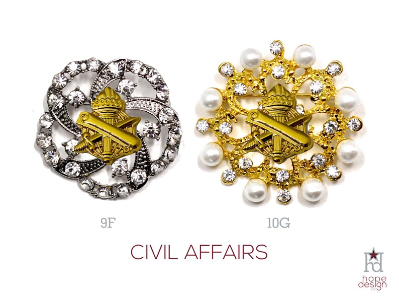 Civil Affairs Brooch US Army 38B Jewelry Psychological - Etsy