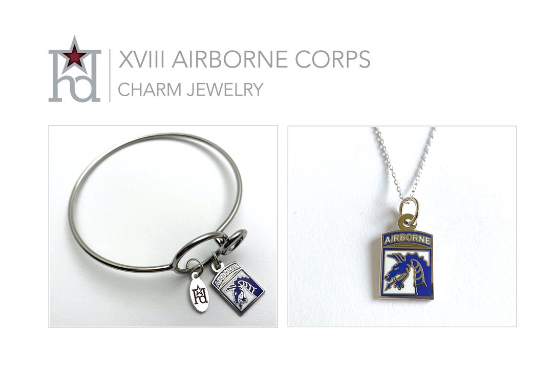 XVIII Airborne Corps Necklace: Military Charm Jewelry - Etsy