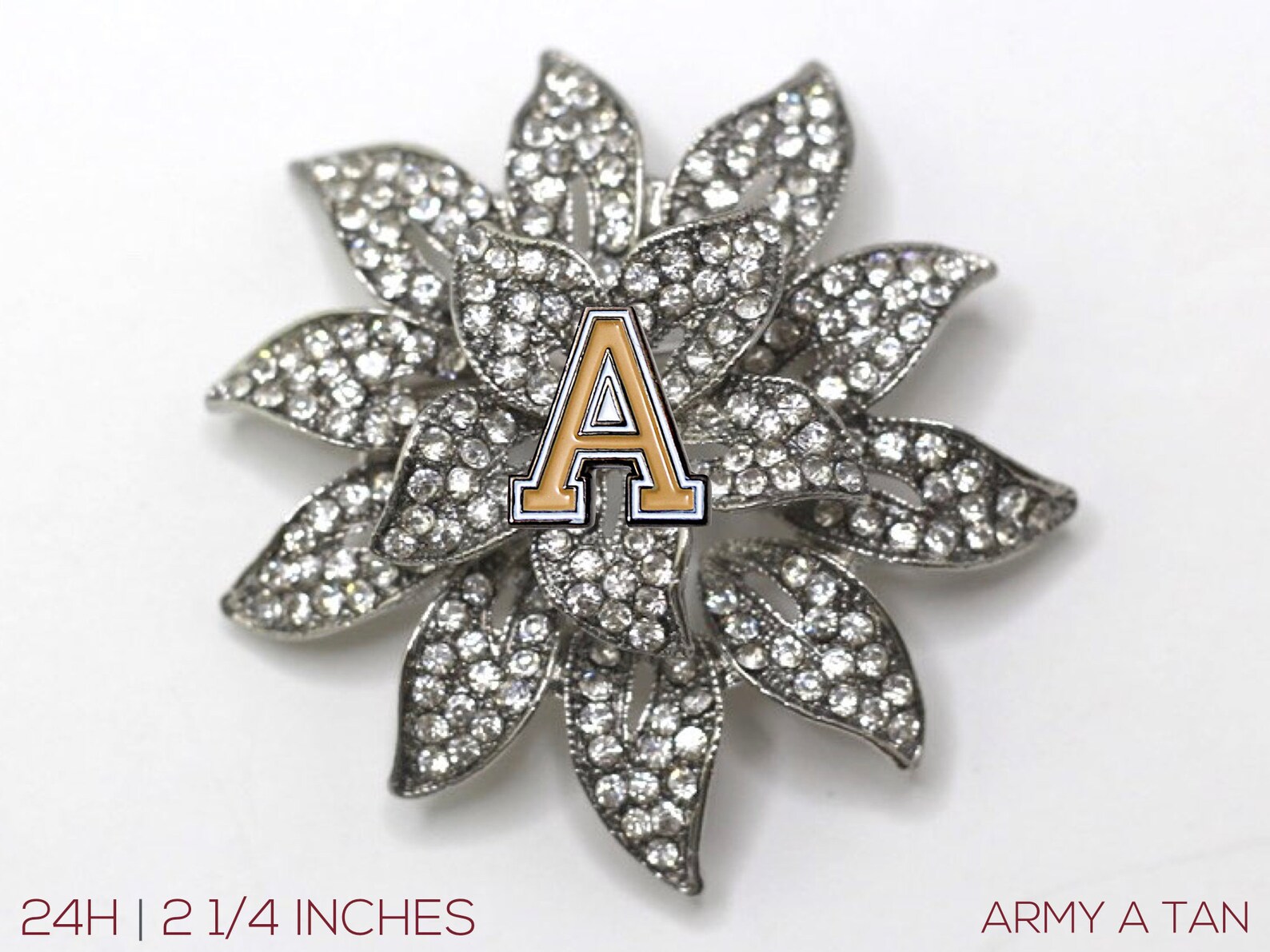 West Point Pin Army Tan A Brooch Army Jewelry United | Etsy