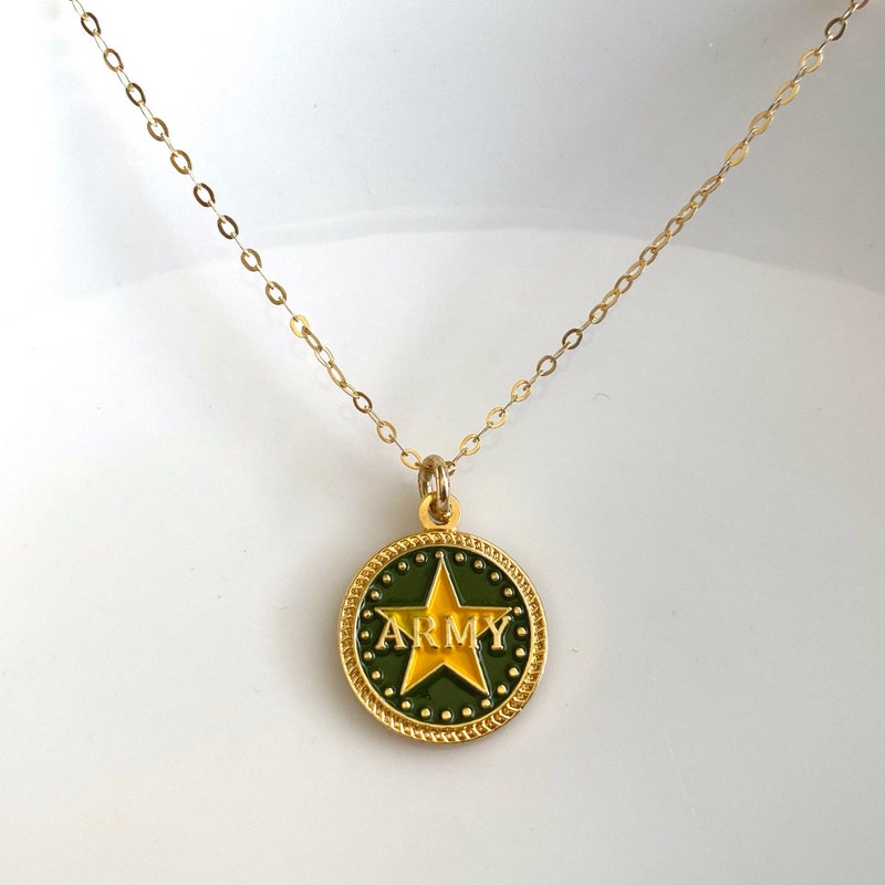 Army Necklace - Etsy