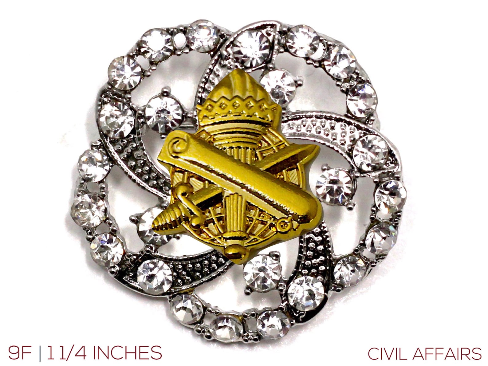 Civil Affairs Brooch US Army 38B Jewelry Psychological | Etsy