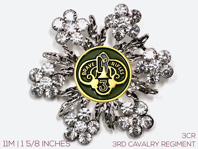 3CR Brooch US Army 3rd Cavalry Regiment Jewelry Brave - Etsy