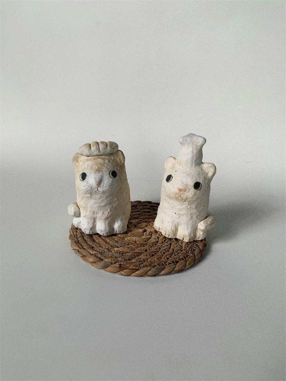 Handcrafted Stone Clay Bread Sculpture Realistic Bakers Bread Model for ...