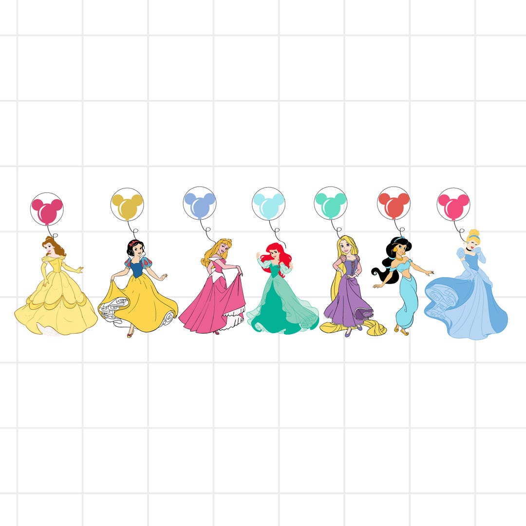 Best Friends Princess Png, Princess Squad Png, Magical Castle With ...