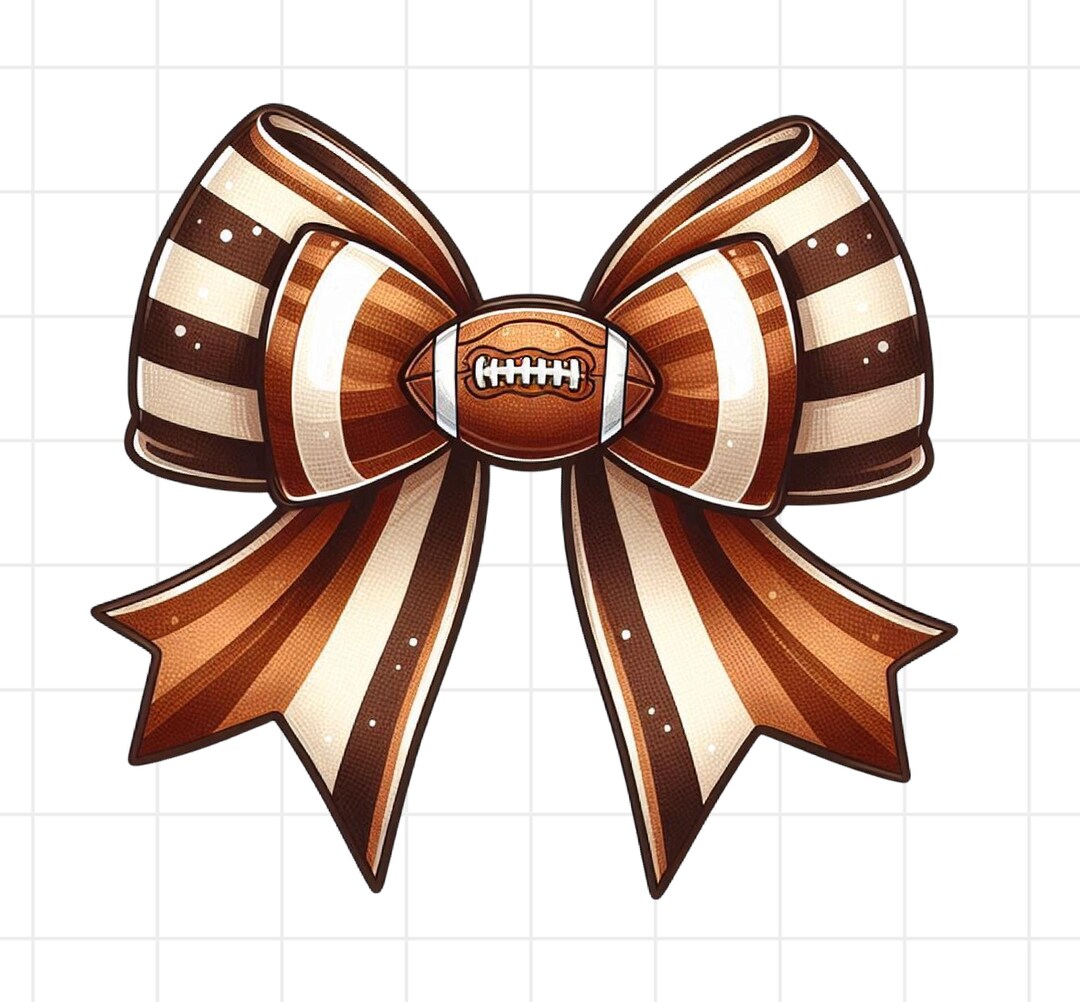 Coquette Football Png, Football Bow Png, Football Mom Png, Football Png ...