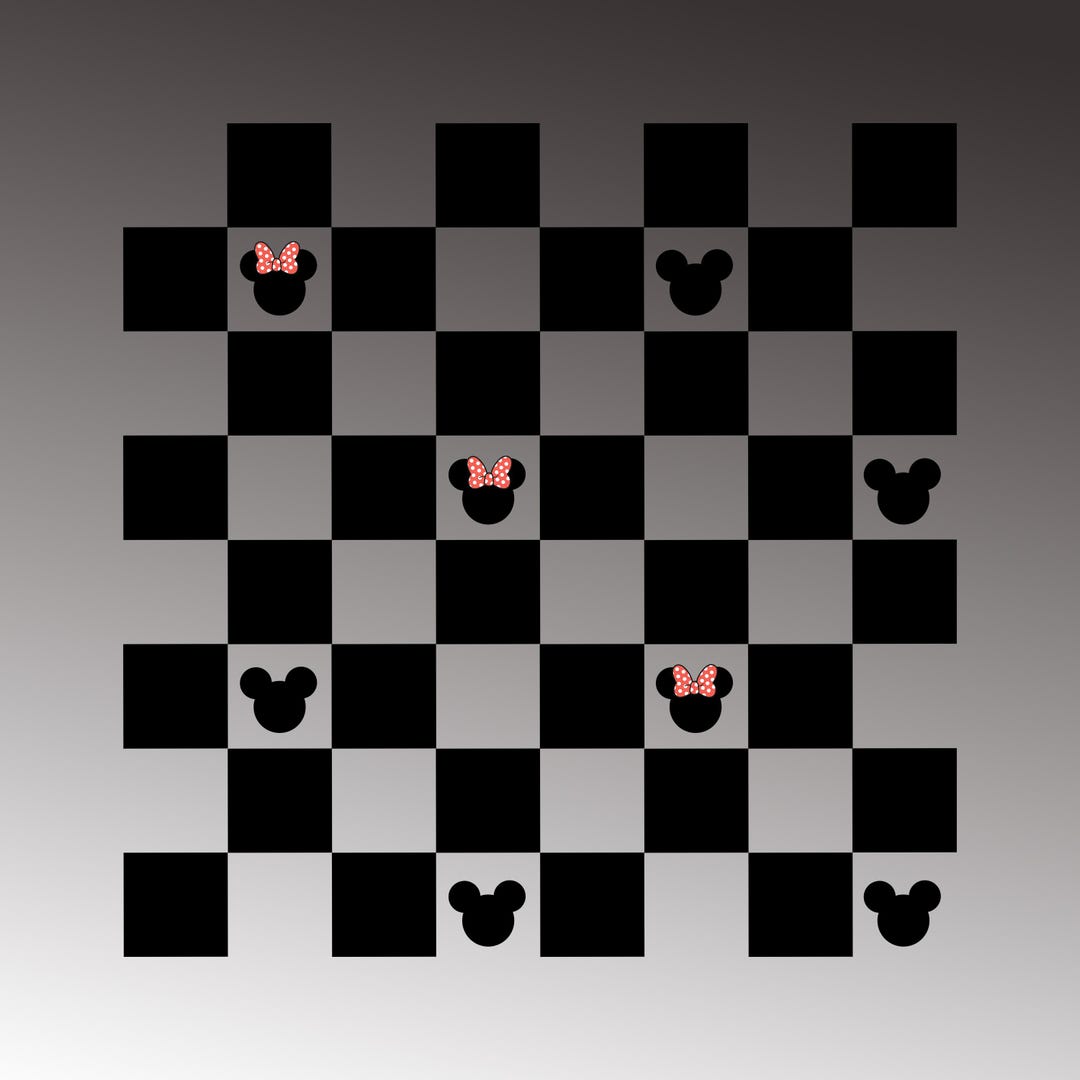Black and White Checkered Mouse Pattern Png, Black and White Checkered ...