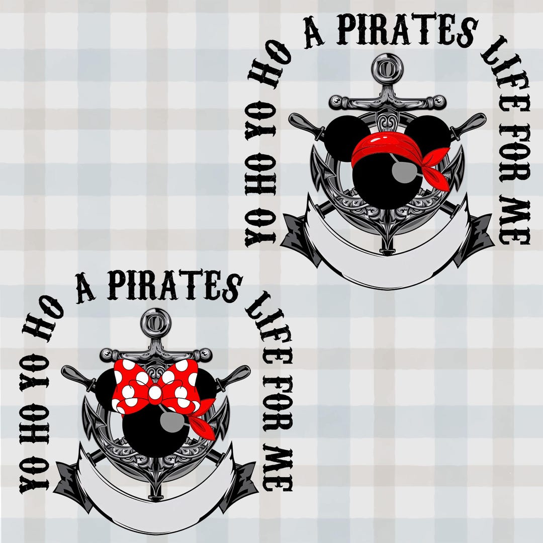 Yo Ho Yo Ho Pirate's Life for Me PNG, Mouse Pirate Png, Cruise Trip Png ...