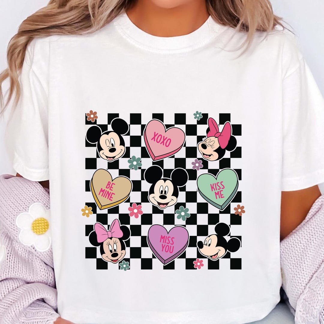 Disney Checkered Png, Retro Mouse and Friends Checkered Png, Family ...