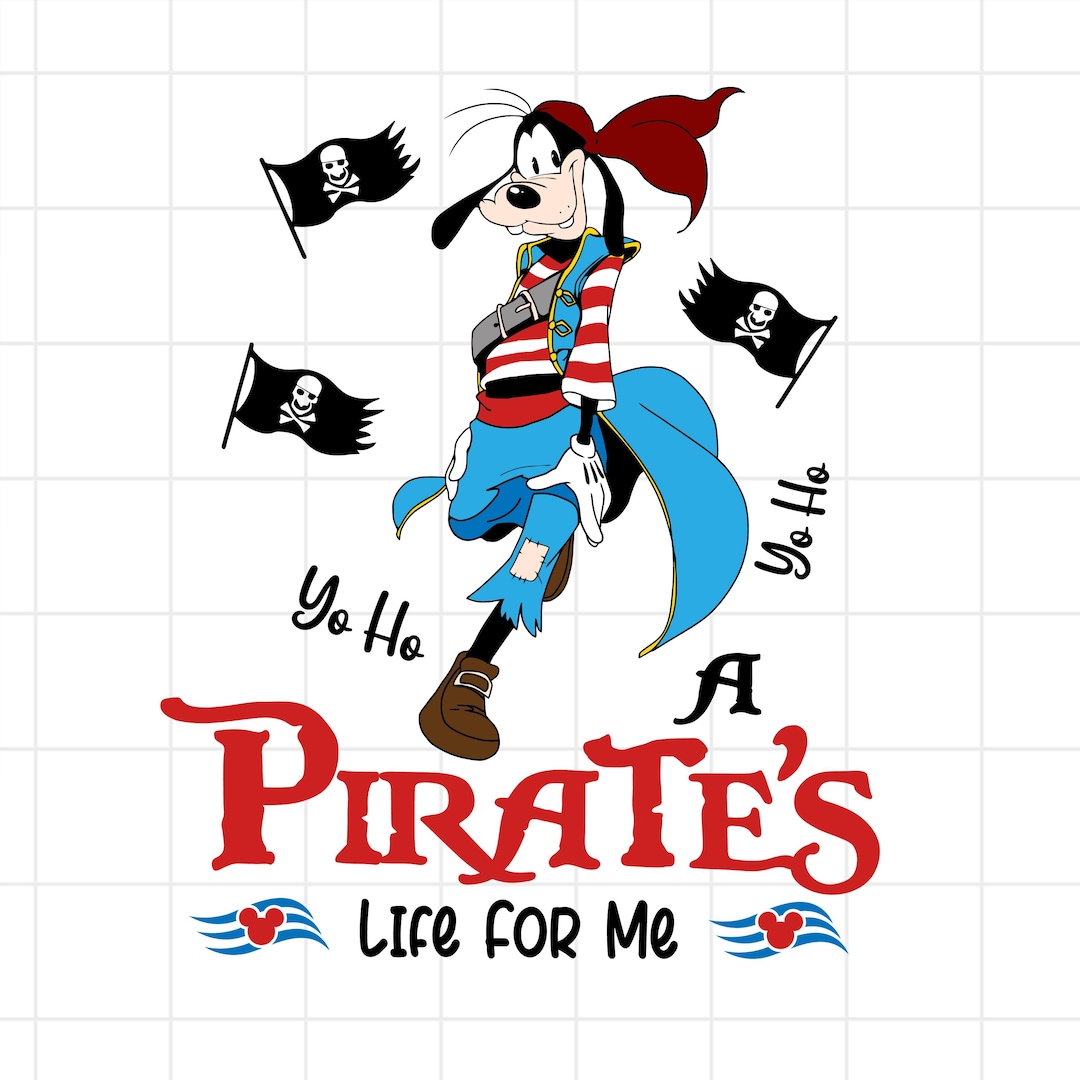 Goofy Pirate 2026 Png, Family Vacation Png, Couple Trip Png, Magical ...