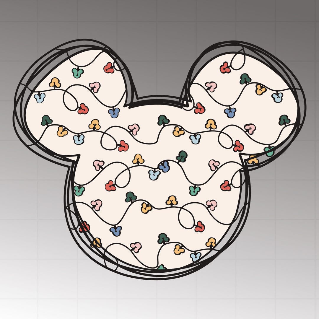 Mickey Lights Png, Mickey and Friends Christmas Light Png, Family Xmas ...