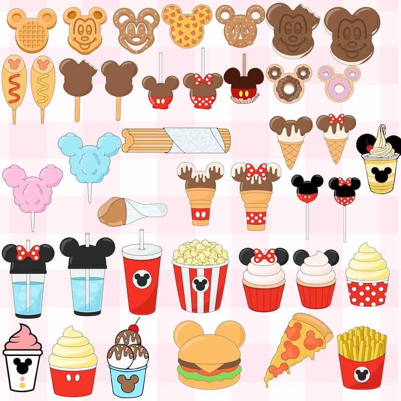 Mickey Snacks Svg - Etsy