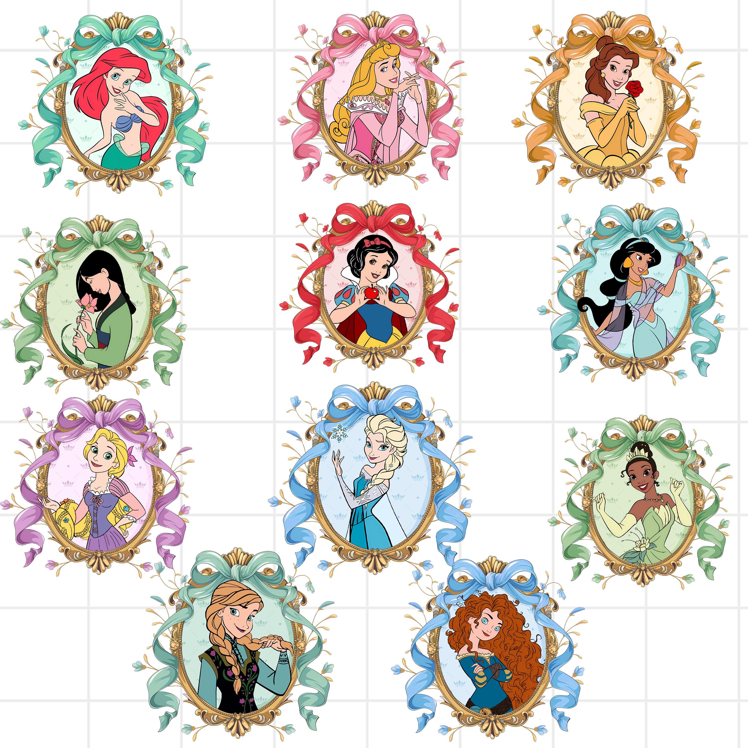 Coquette Mirror Princess Png, Bundle, Coquette Cartoon Png, Princess ...