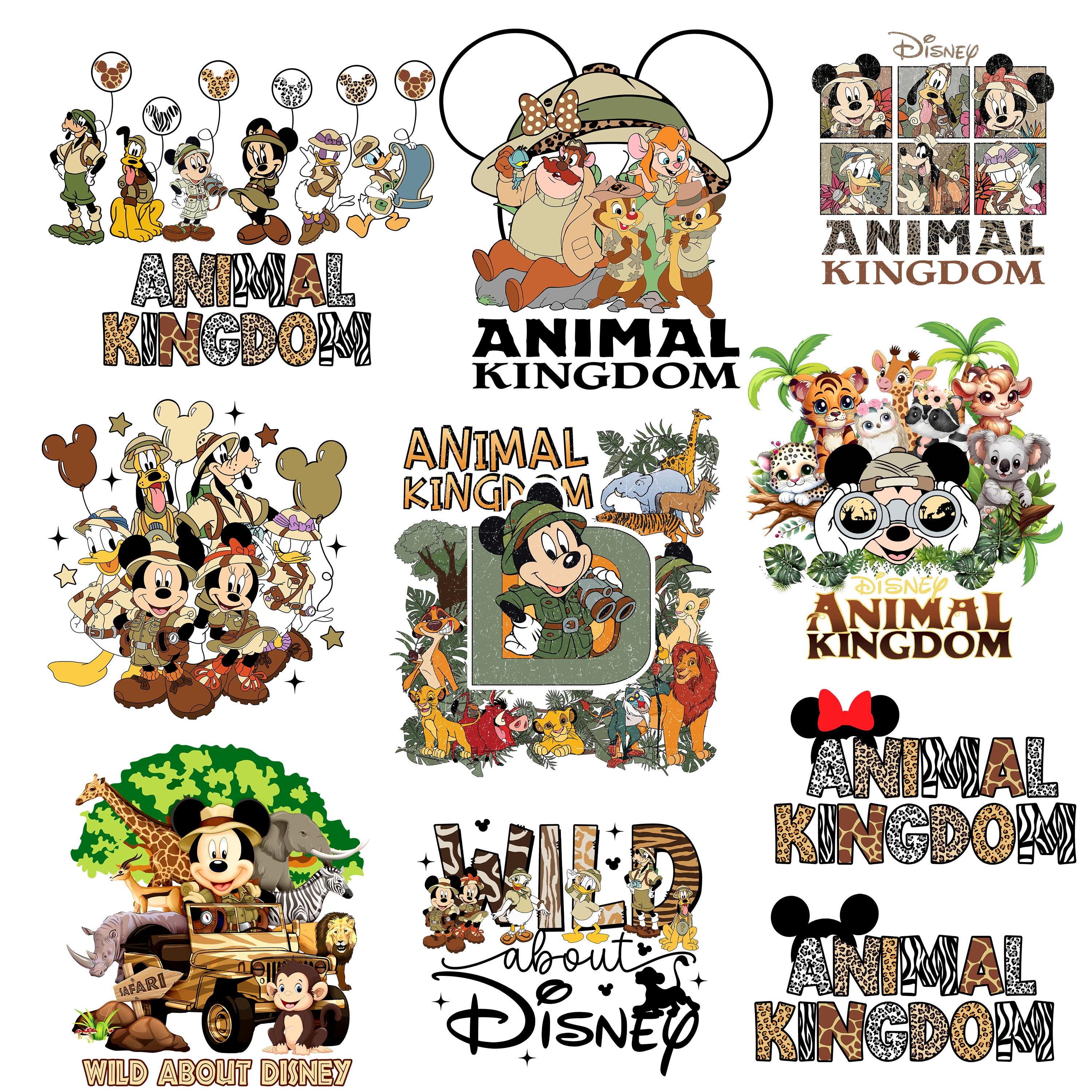 Animal Kingdom Pack PNG, Disney Safari Pack PNG, Mickey and Friends ...