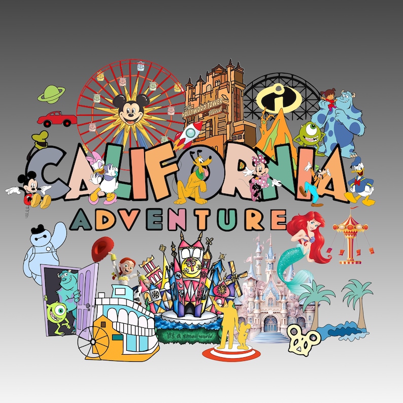 California Adventure Png, Monster and Princess Amusement Park Png ...