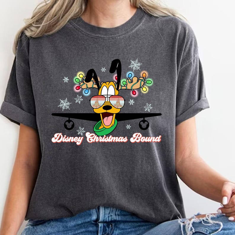 Disney Christmas Bound Png, Bound T Png, Holiday Png, Mickey Minnie ...