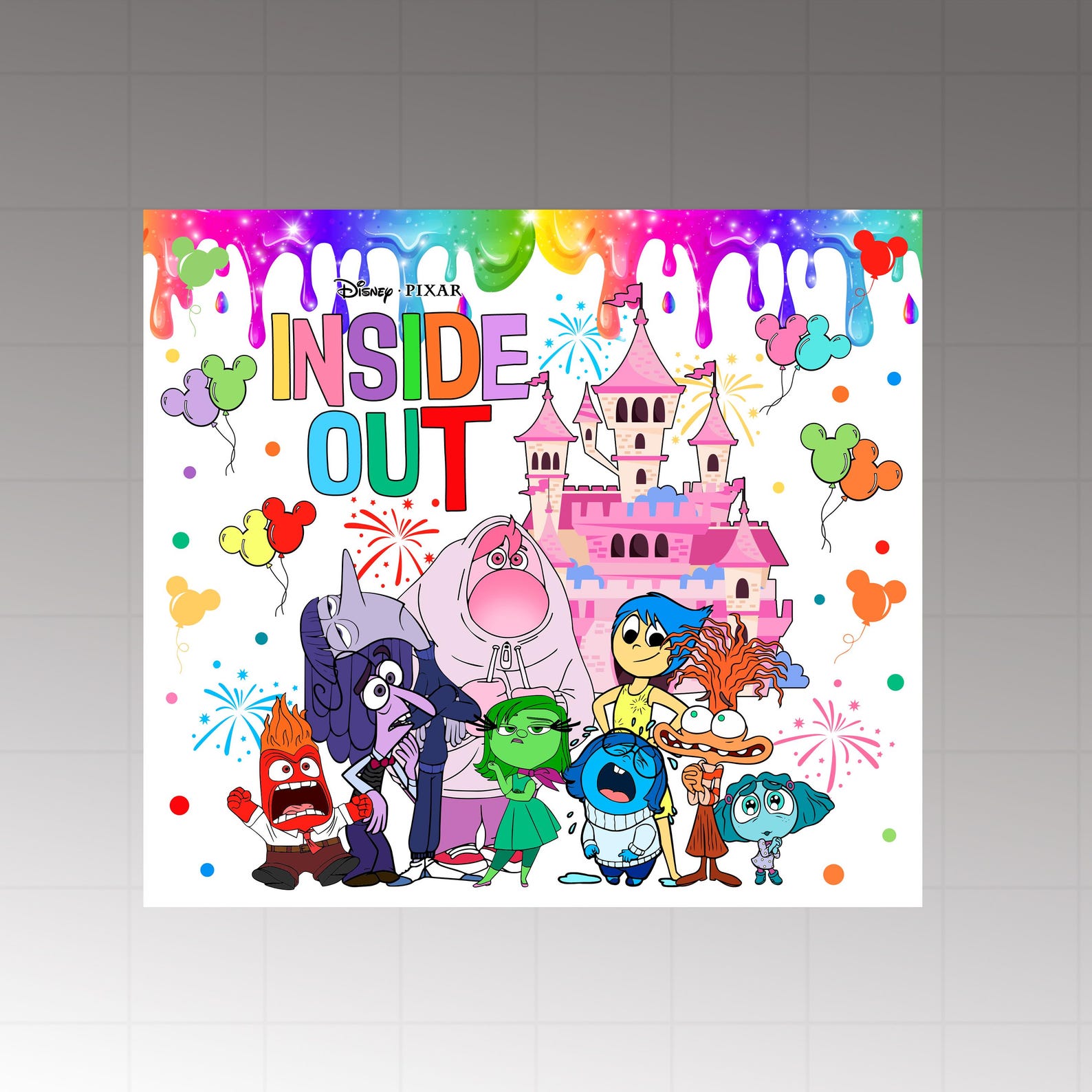 Inside Out Phrases With Characters PNG, It's Okay to Feel All the Feels ...
