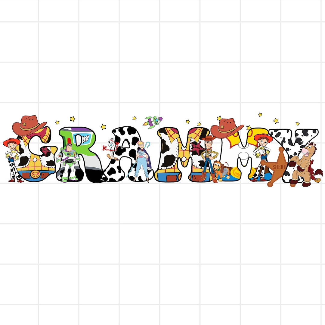 Custom Toy Story Family PNG, Grammy PNG, Disney Pixar Digital Download ...