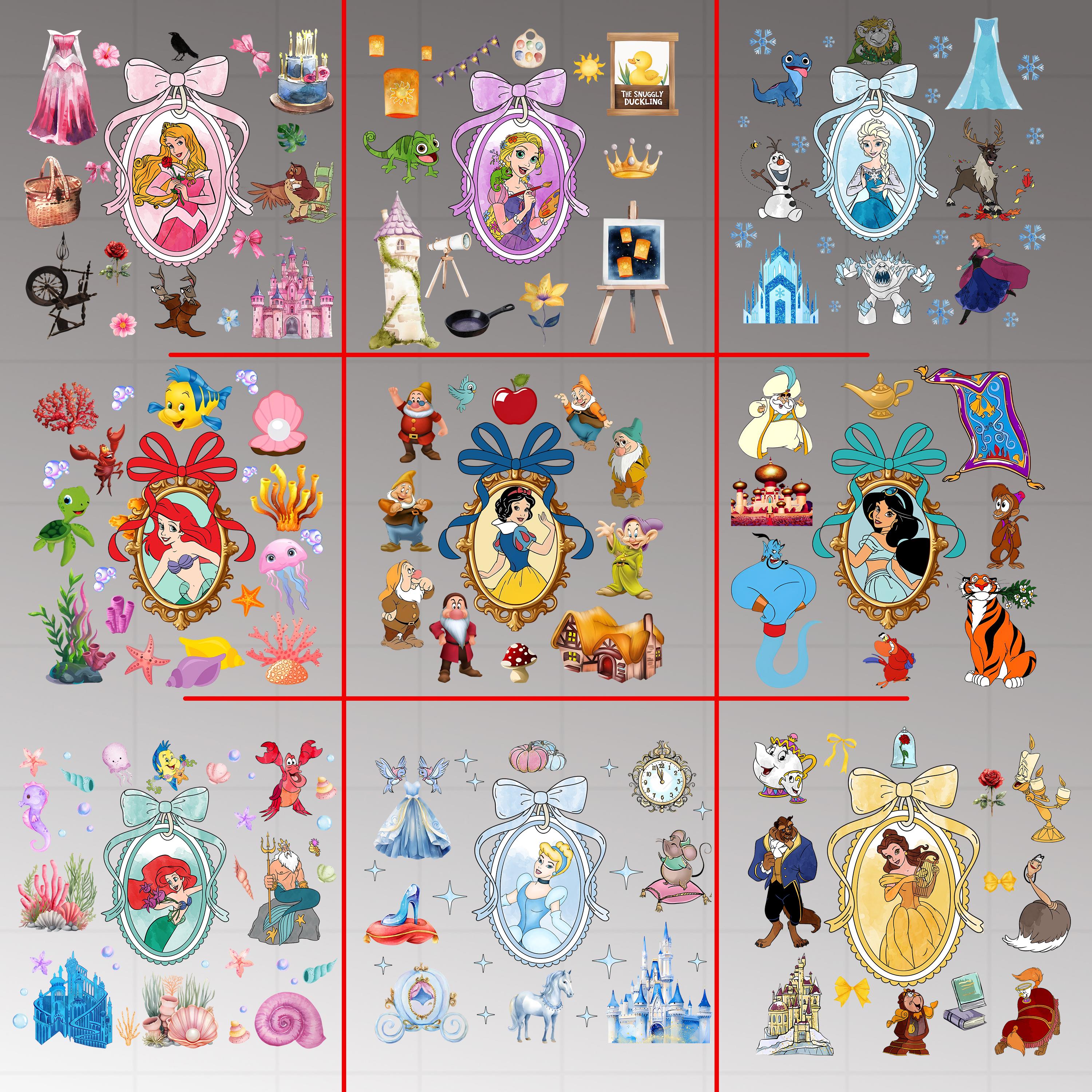 Coquette Mirror Princess Png Bundle, Coquette Cartoon Png, Princess ...