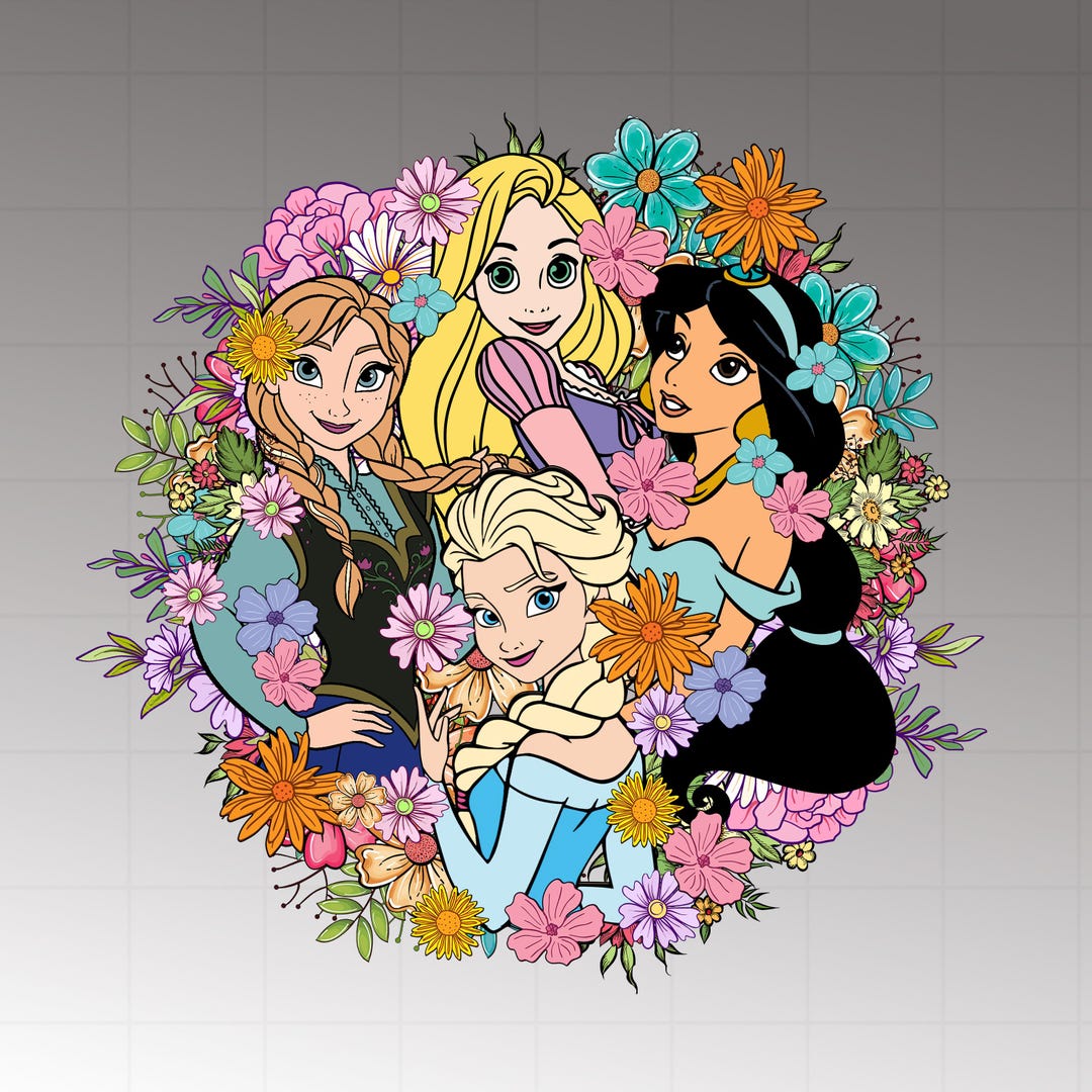 Disney Princess Flower PNG, Princess Clipart, Frozen Png, Rapunzel Png ...