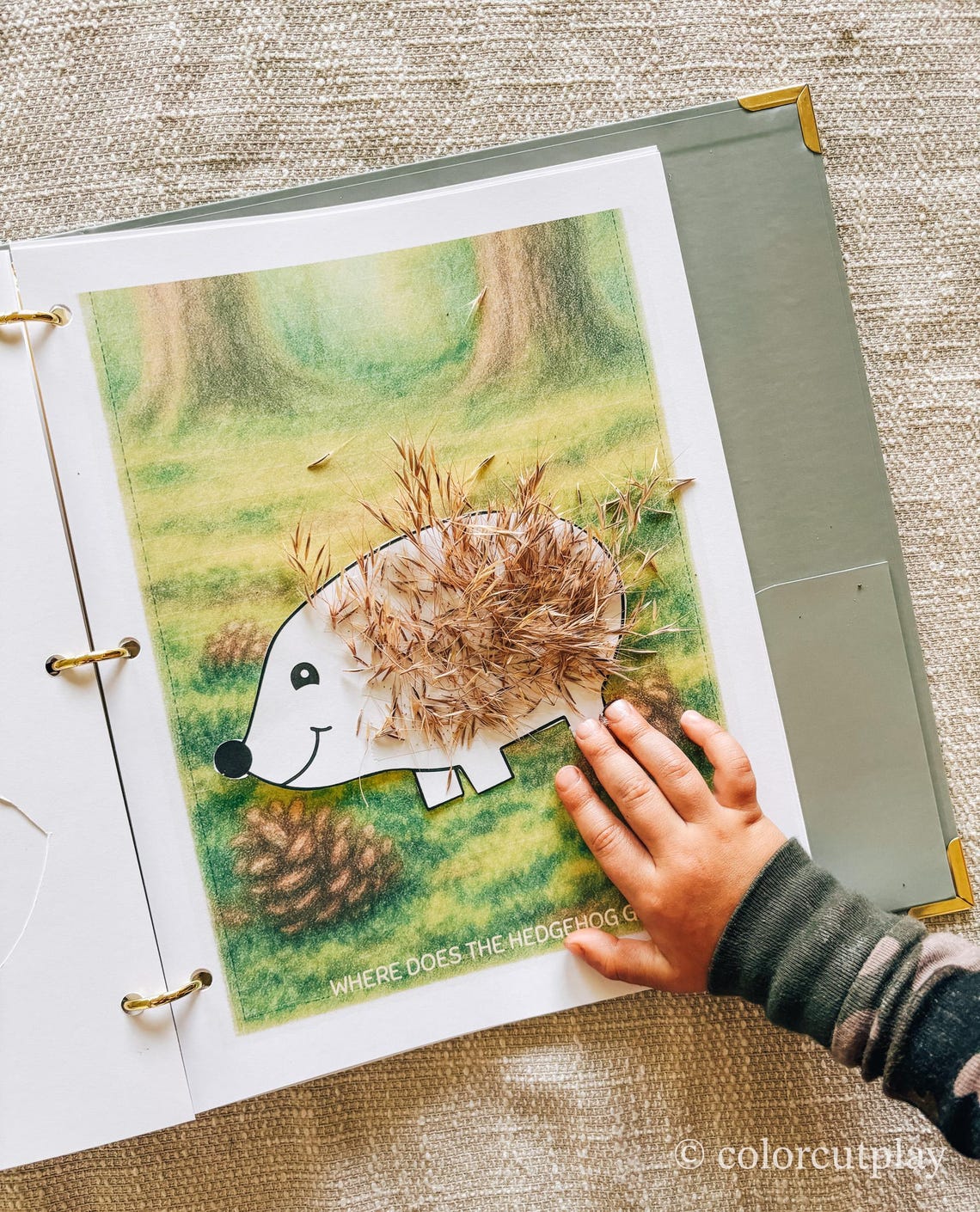 Nature Crafts Busy Book for Kids – Printable Nature Activities, Cut and ...